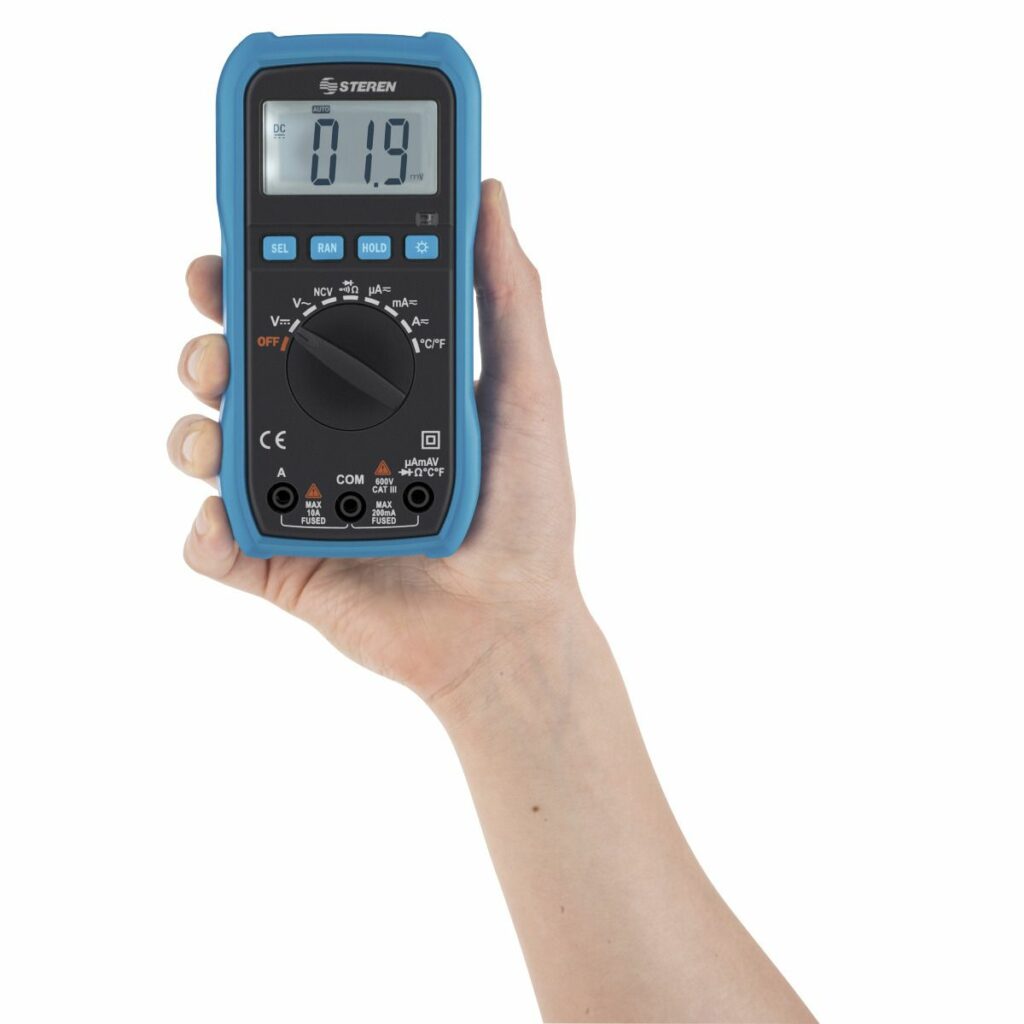 Multimetro digital auto rango con detector de voltaje - Rantec Electronics