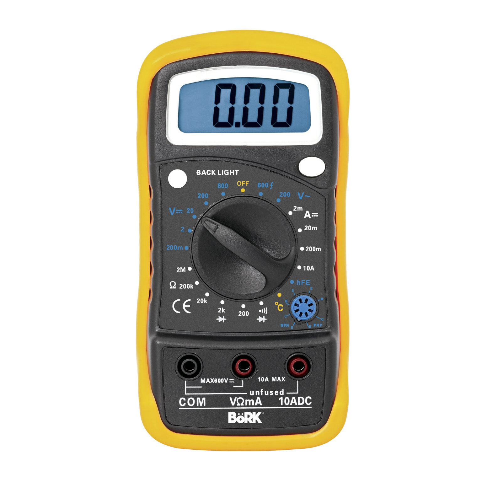 Multimetro Digital Con Medidor De Frecuencia Y Probador De Buzzer - Rantec Electronics