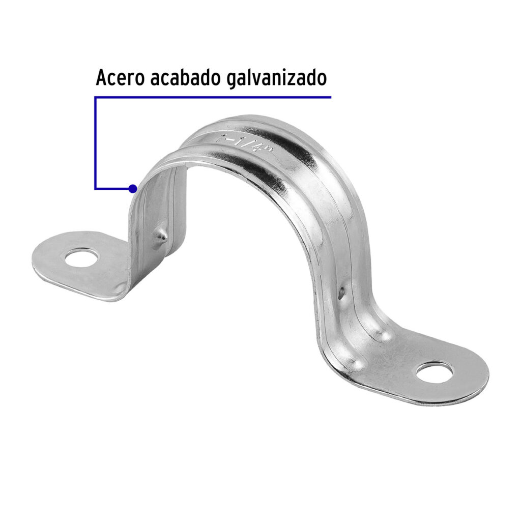 Pack de 5 Abrazaderas Omega 1-1/4" - Rantec Electronics