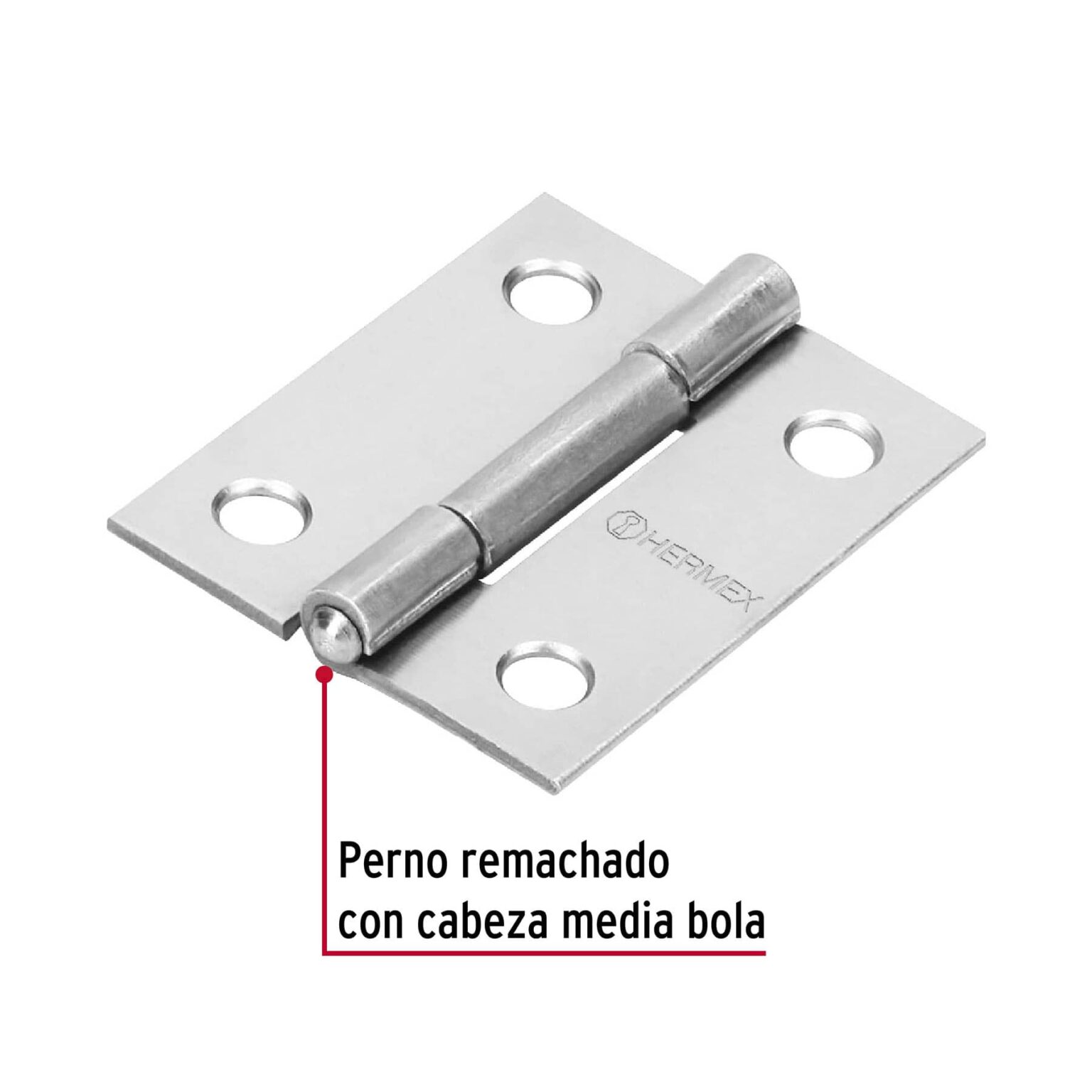 Bisagra Rectangular 1 1 2 X 1 3 16 Acero Pulido Rantec Electronics