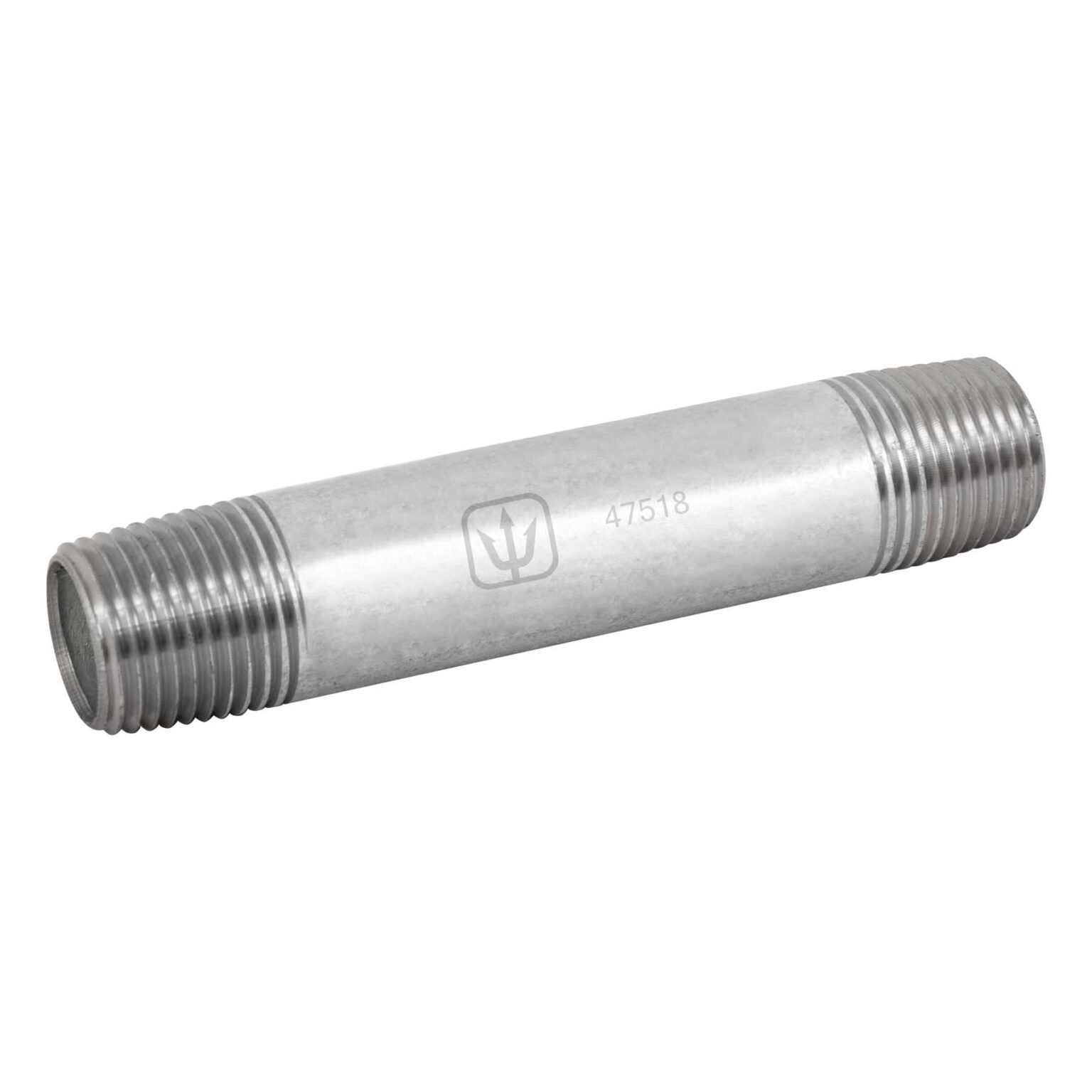 Niple acero galvanizado 1/2"x4" cedula 40 - Rantec Electronics