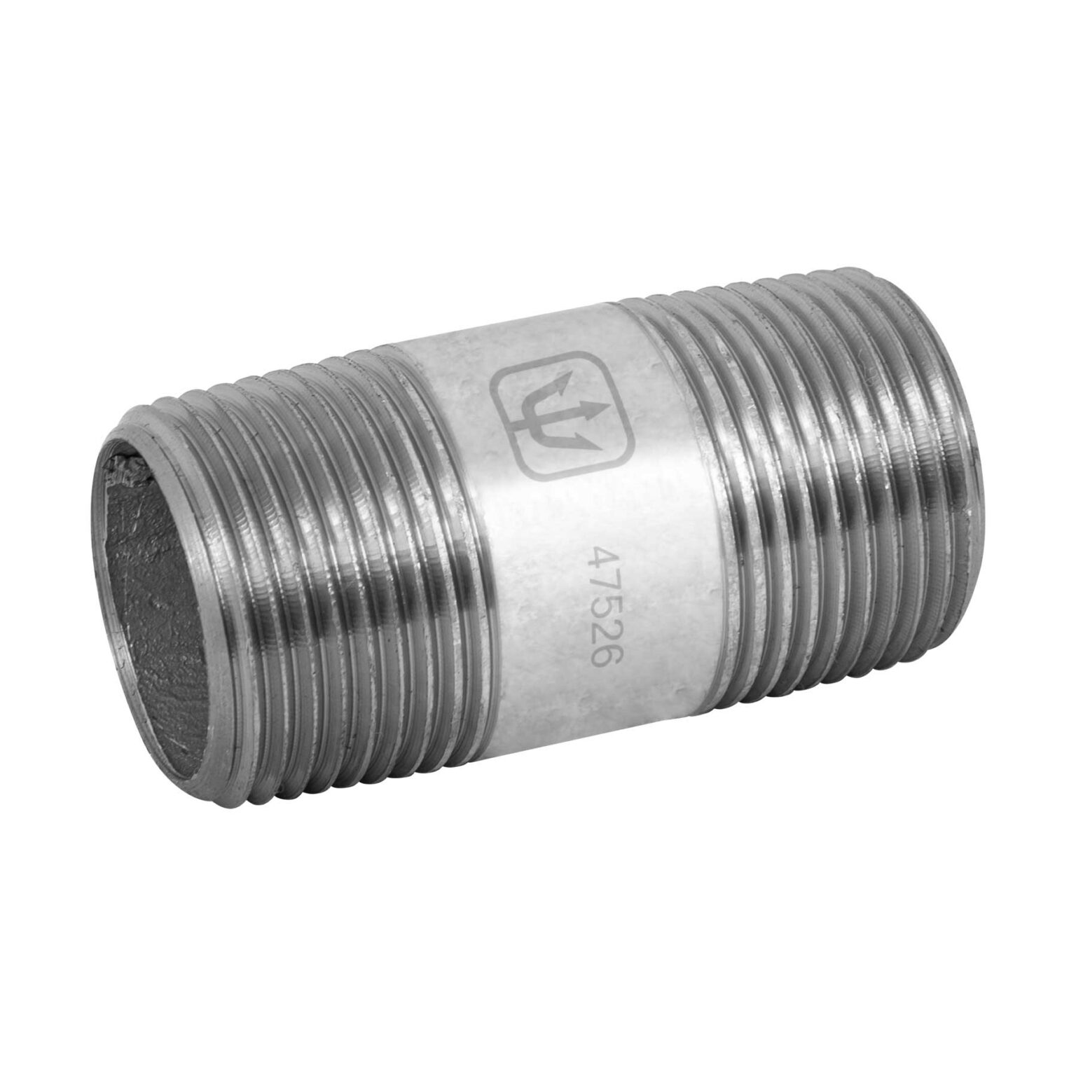 Niple acero galvanizado 3/4"x2" cedula 40 - Rantec Electronics