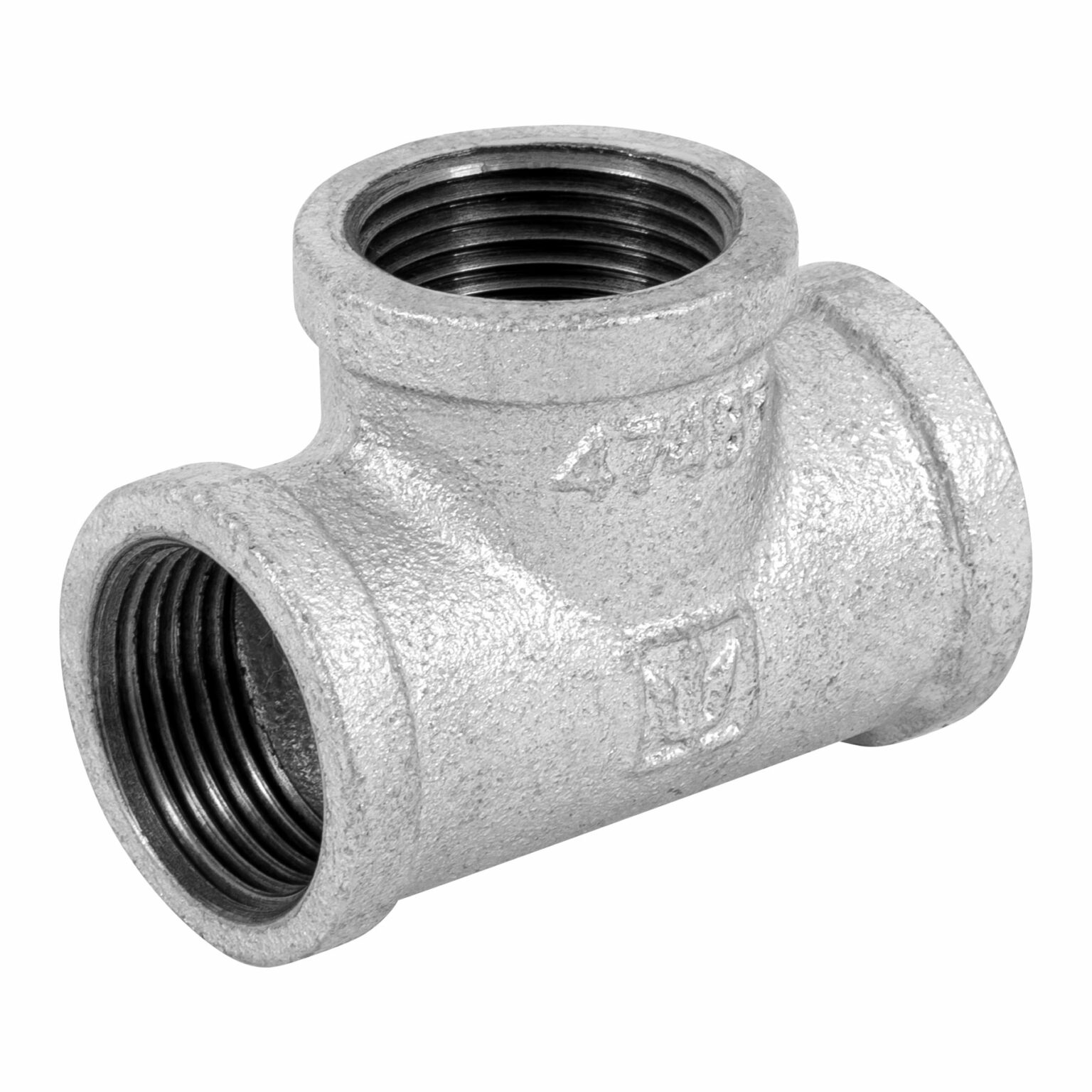 Tee sencilla acero galvanizado 1" - Rantec Electronics