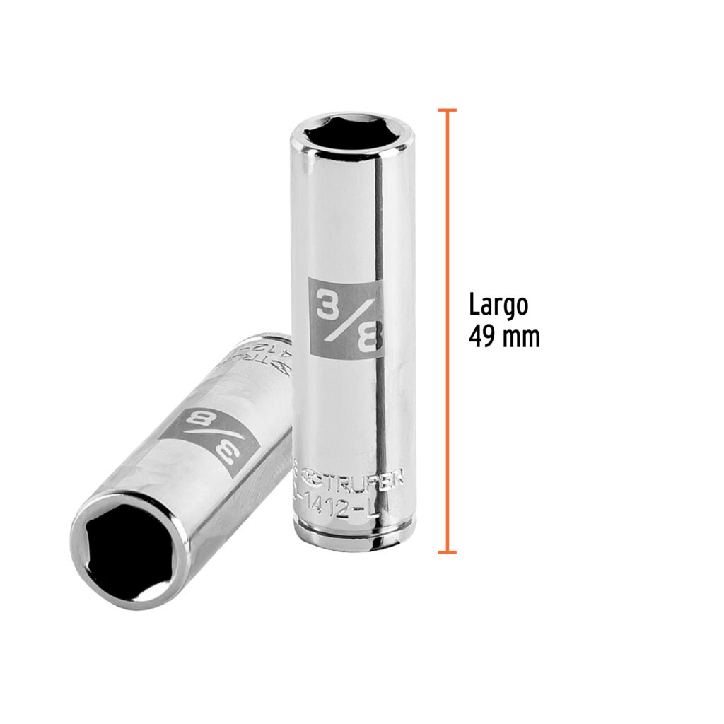 Dado Largo 3/8" Cuadro 1/4" - Rantec Electronics