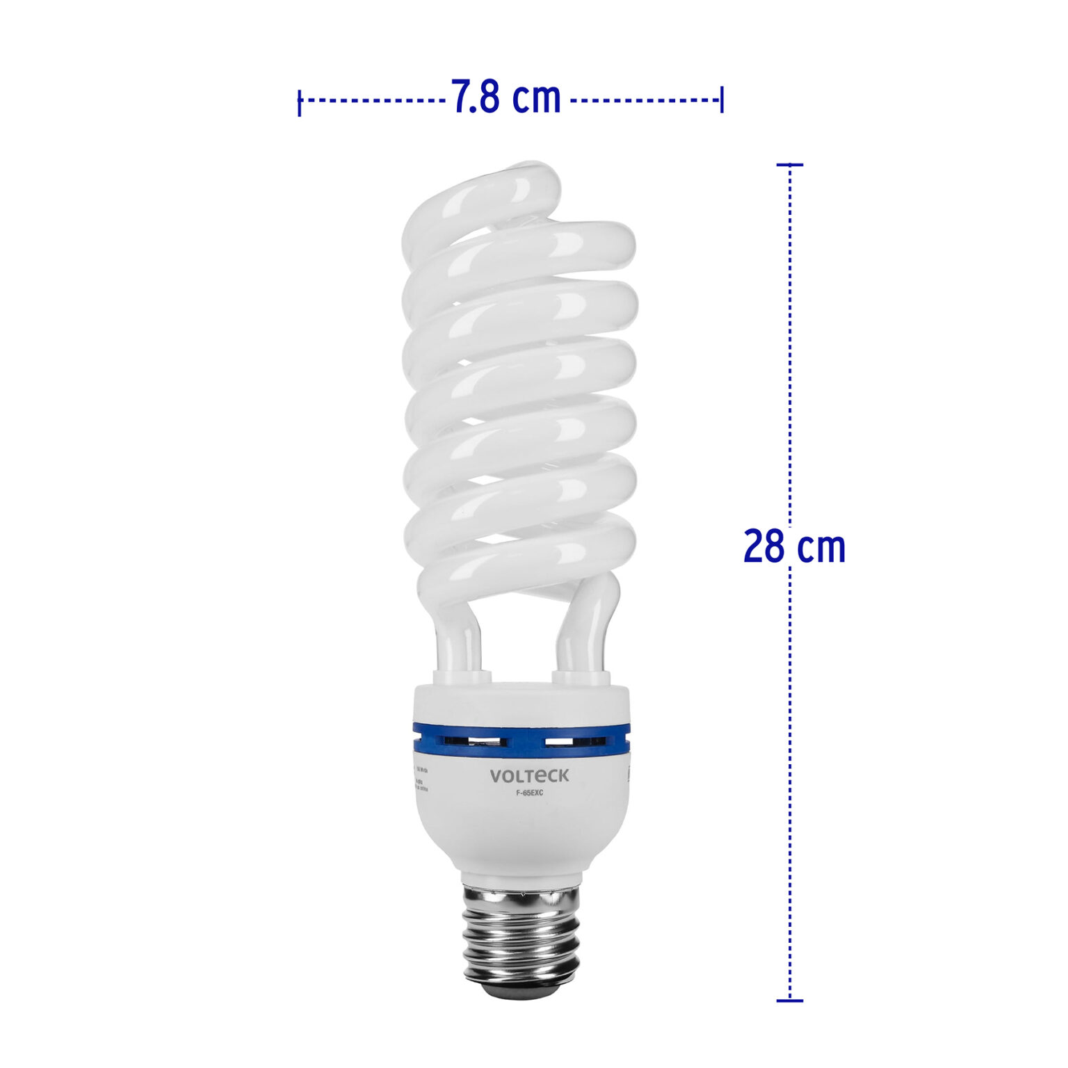 Foco Lampara 65W 220v Espiral Base Mogul E39 Luz dia - Rantec Electronics
