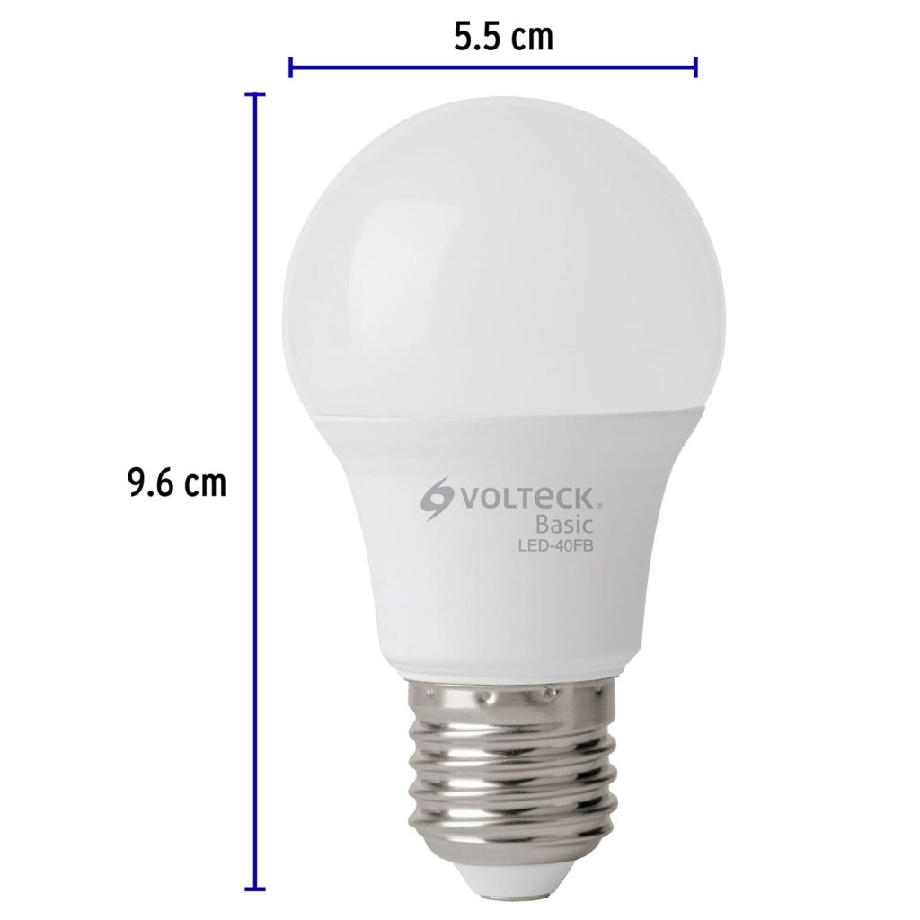 Foco Lampara LED 6w (40w) luz de dia Volteck Basic - Rantec Electronics