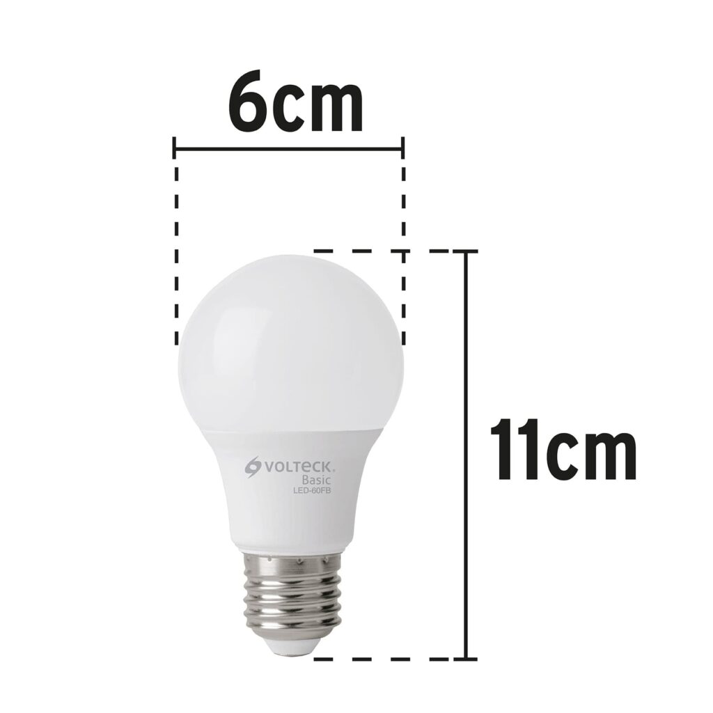 Foco Lampara LED 8W luz de dia Volteck Basic - Rantec Electronics