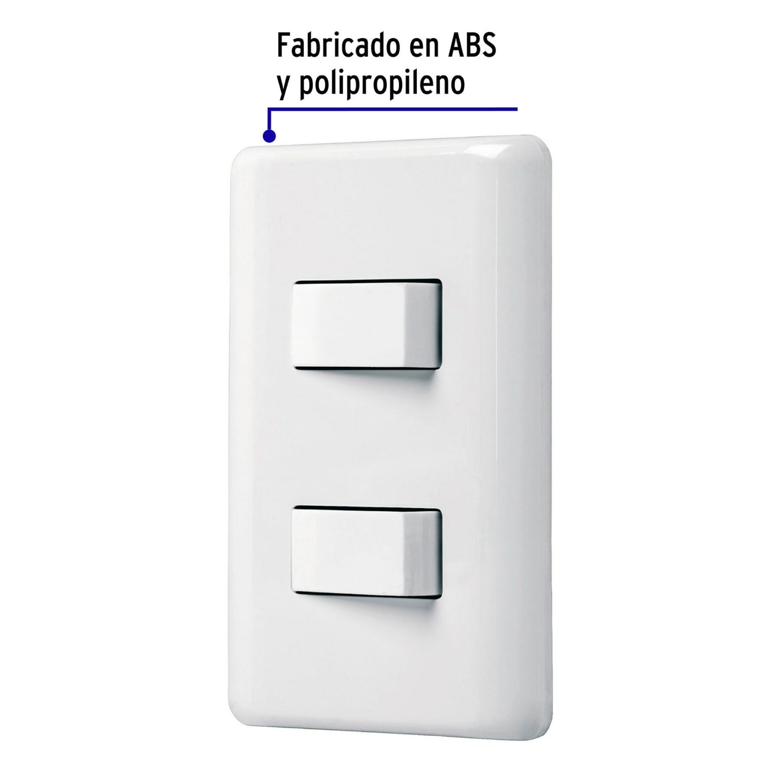 Placa Armada 1 Apagador normal y 1 Escalera Basic - Rantec Electronics