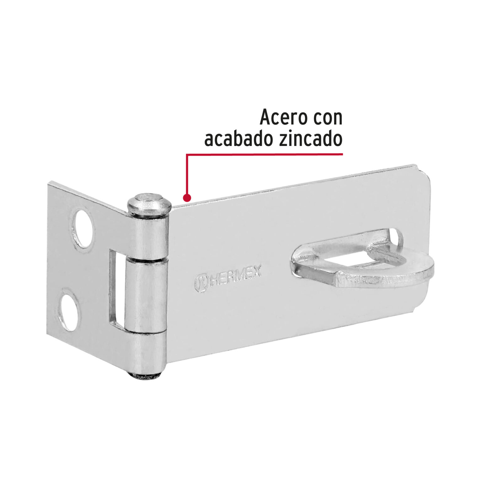Portacandado acero zincado 1-3/4 Portacandado acero zincado 1-3/4