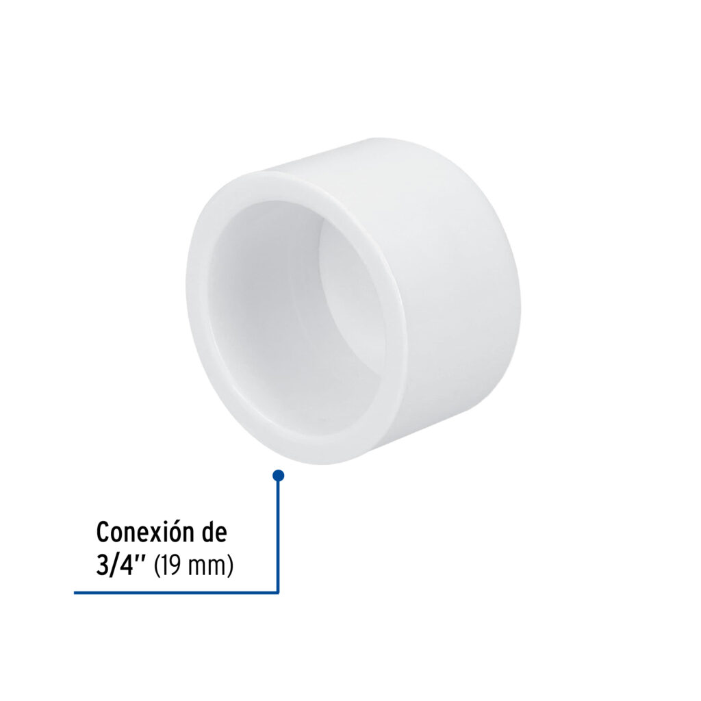 Tapon de PVC Hidraulico 3/4" - Rantec Electronics