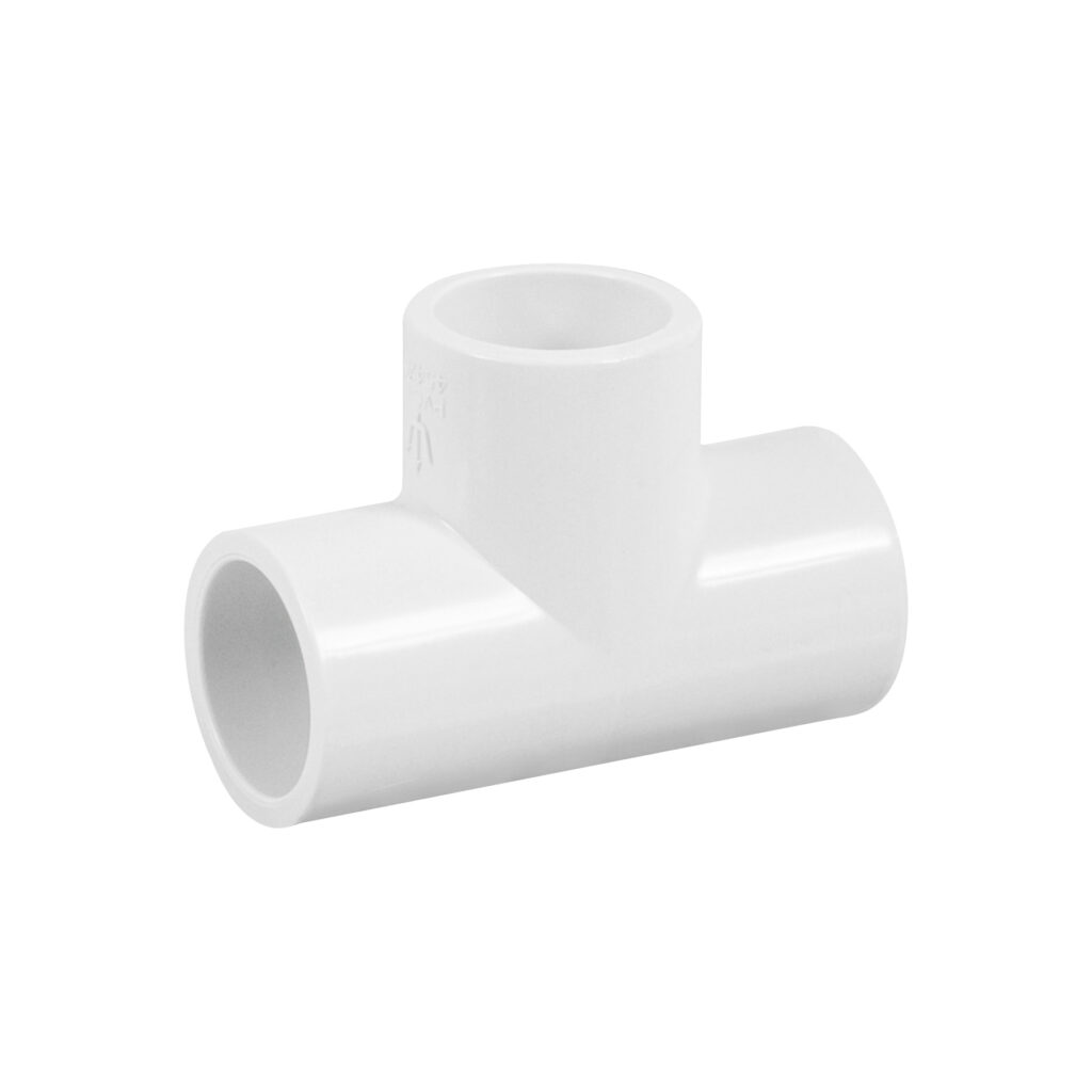 Tee sencilla de PVC Hidraulico 1/2" - Rantec Electronics