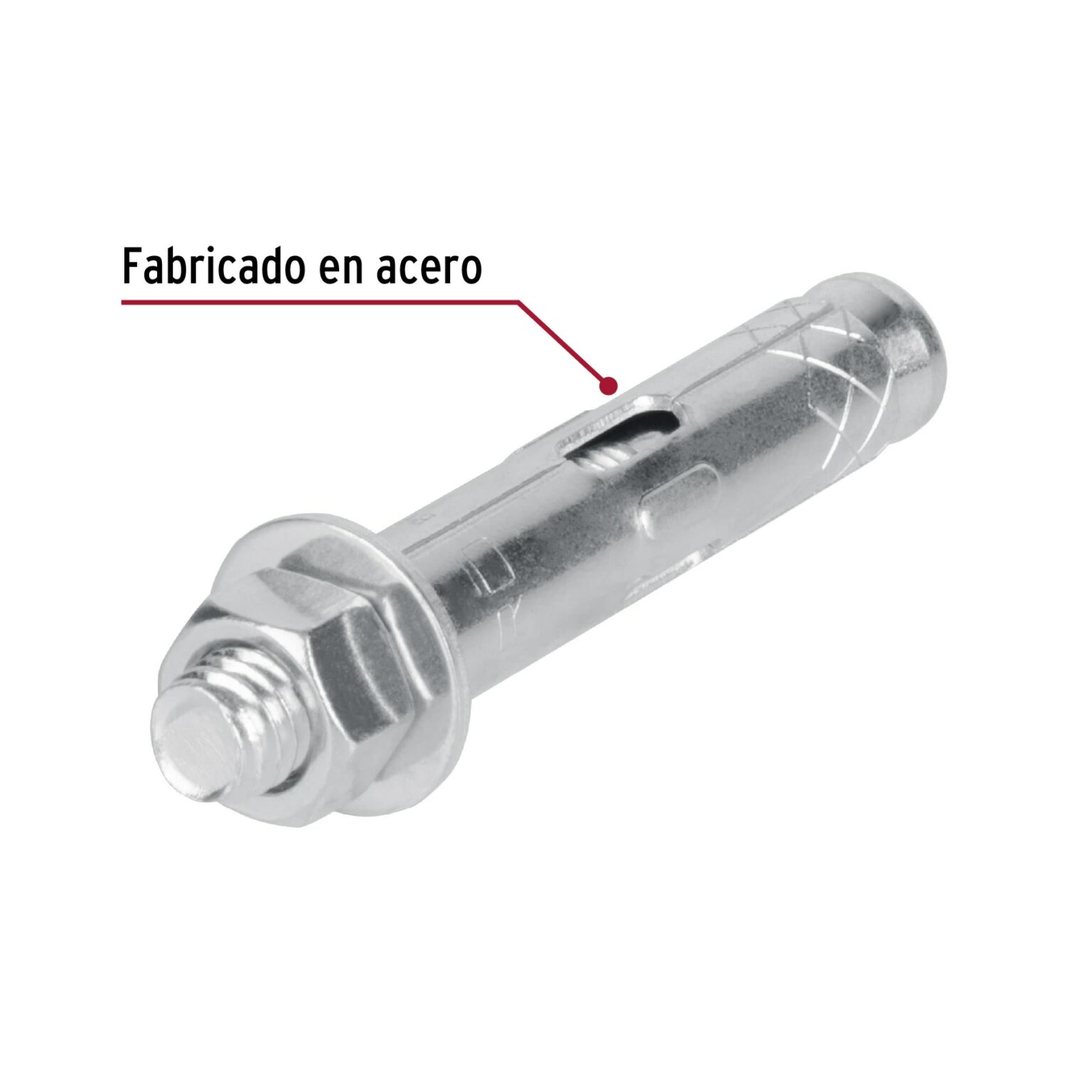 Taquete Expansivo de 3/8" con tornillo bolsa 4 piezas - Rantec Electronics