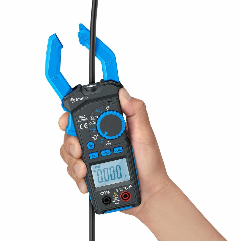 Multímetro de gancho true RMS auto rango - Rantec Electronics