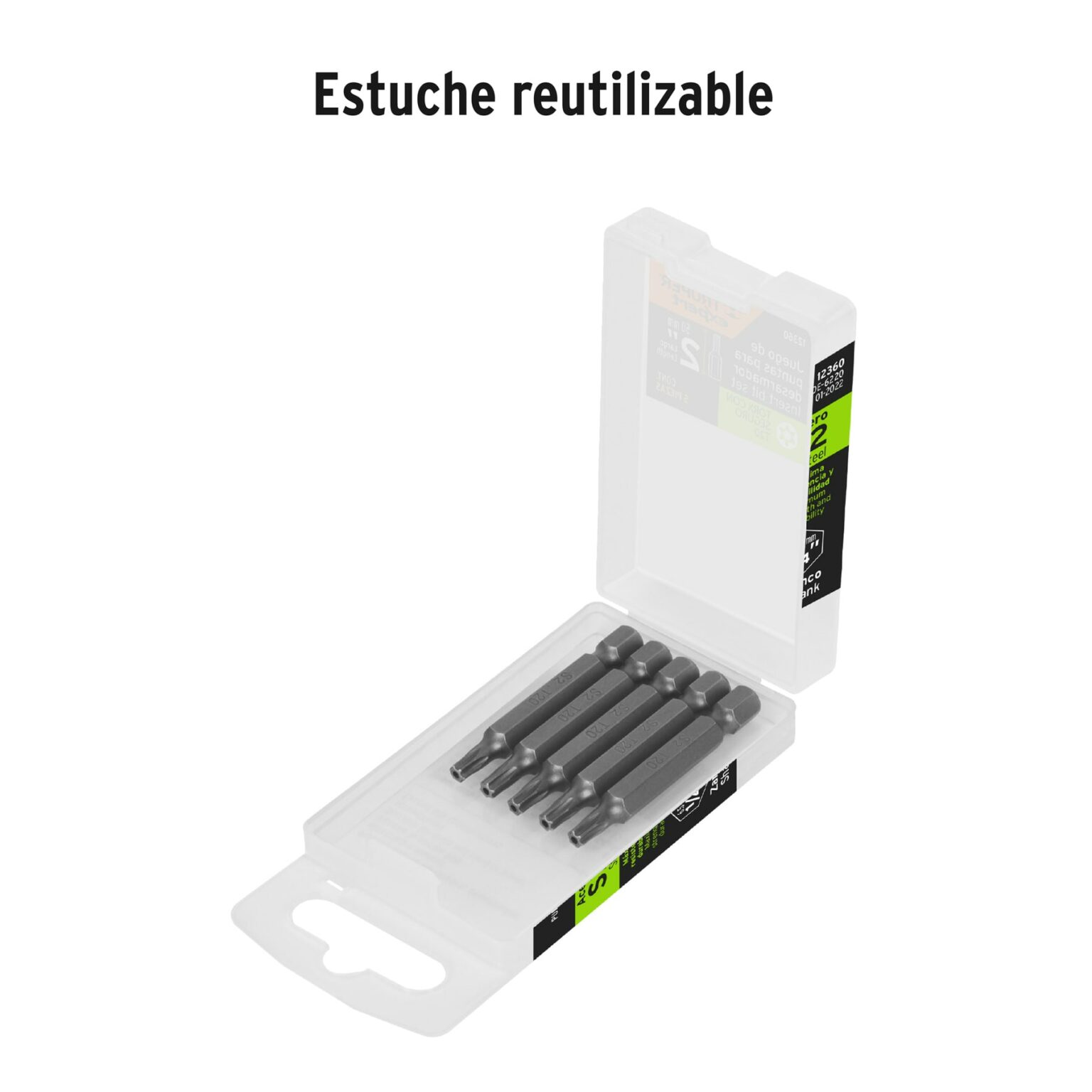 Puntas para desarmador Torx seg T20, 2", 5 piezas - Rantec Electronics
