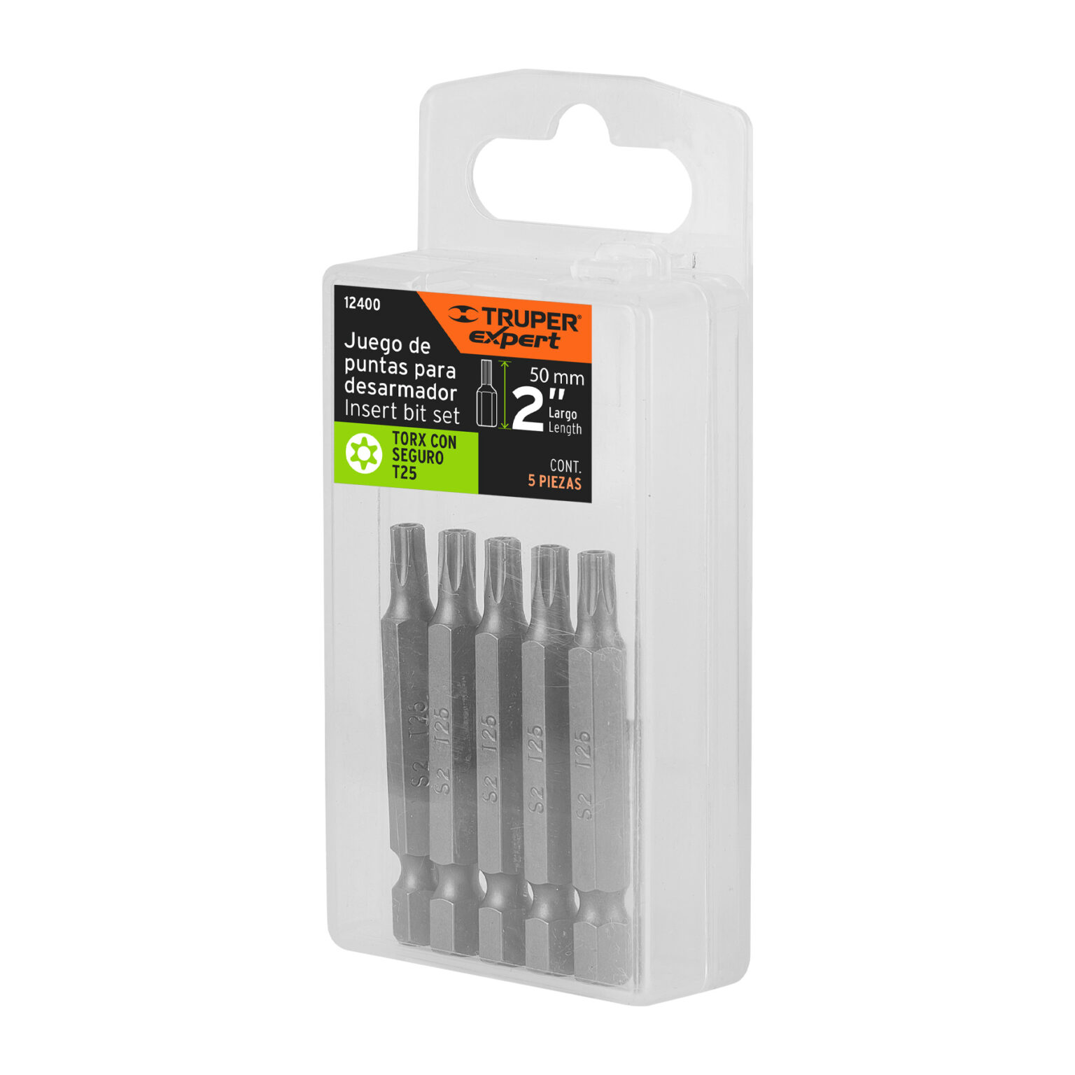 Pack de 5 Puntas Desarmador Torx T25 de 2" - Rantec Electronics