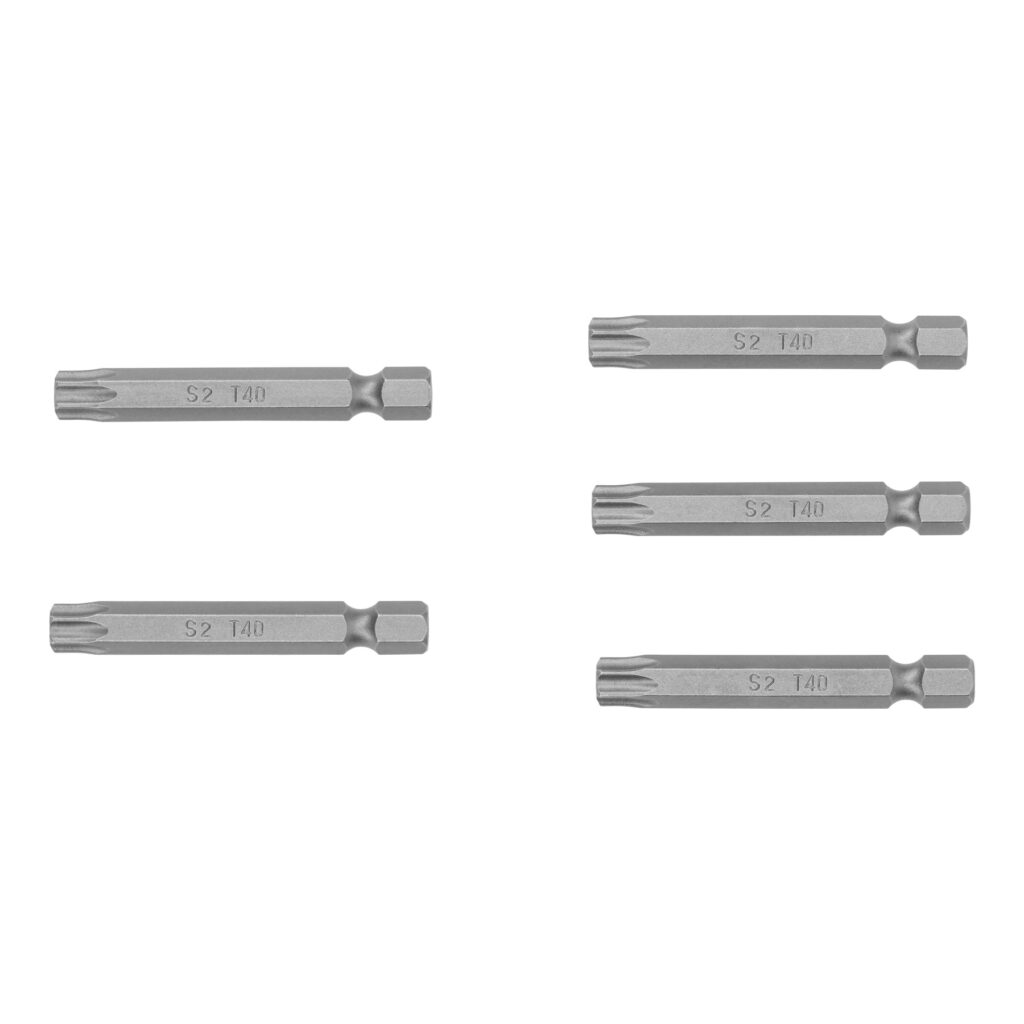 Puntas para desarmador Torx seg T40, 2", 5 piezas - Rantec Electronics