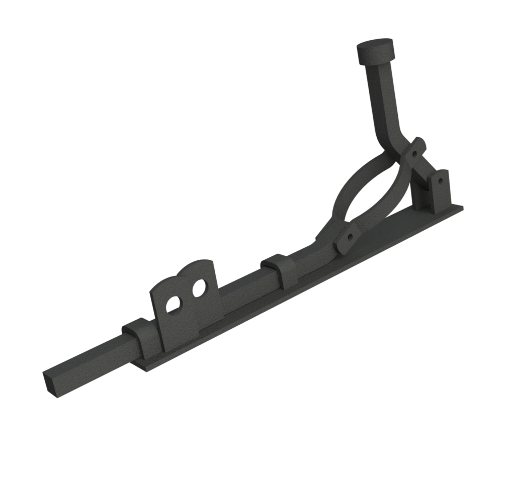 Pasador Cerrojo Solera Colonial Piso Zaguan Porton de 40cm - Rantec ...