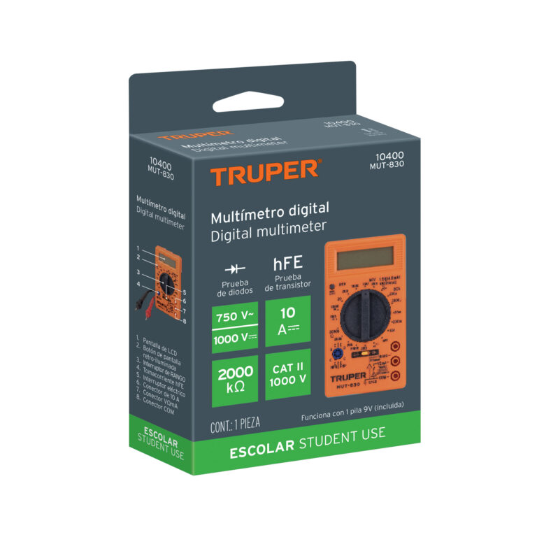 Multimetro digital escolar - Rantec Electronics