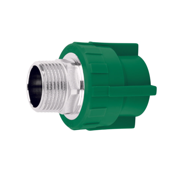 Conector de PPR 3/4" 25mm macho rosca exterior - Rantec Electronics